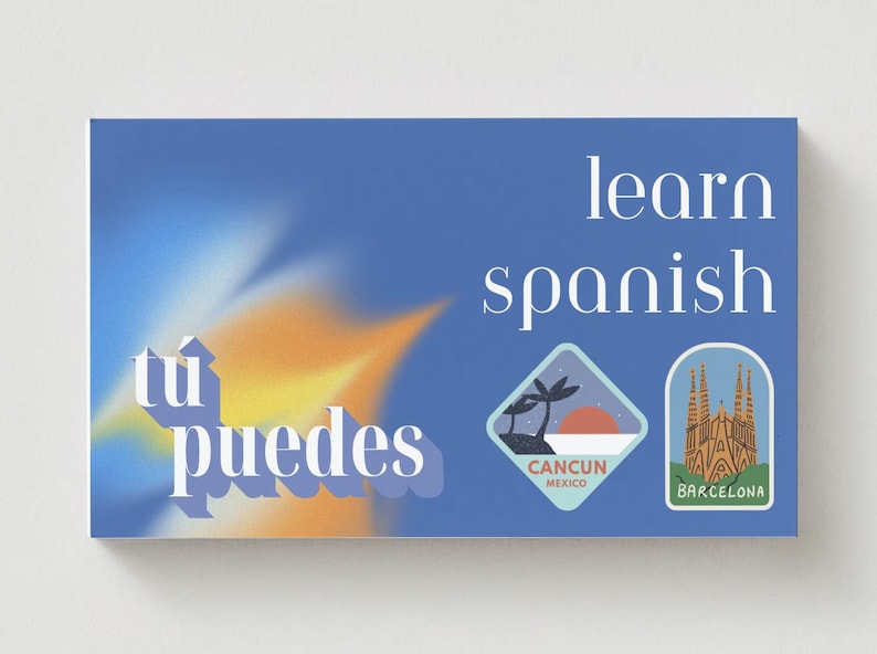 Spanish Language Tutoring Business Card Template - Customizable ...