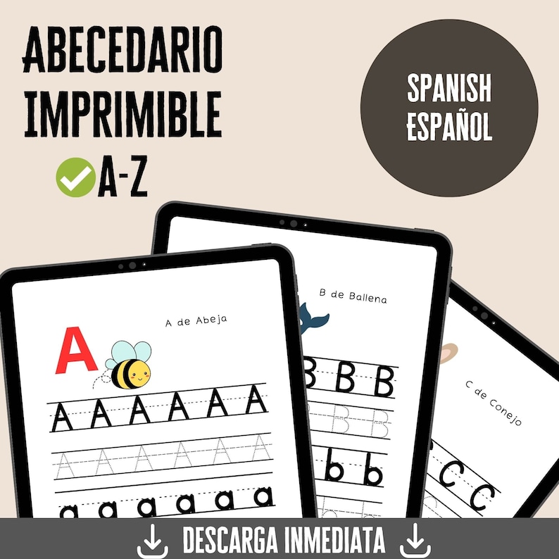 Hojas Imprimibles De Trazado Del Alfabeto En Mayúsculas Y Minúsculas En ...