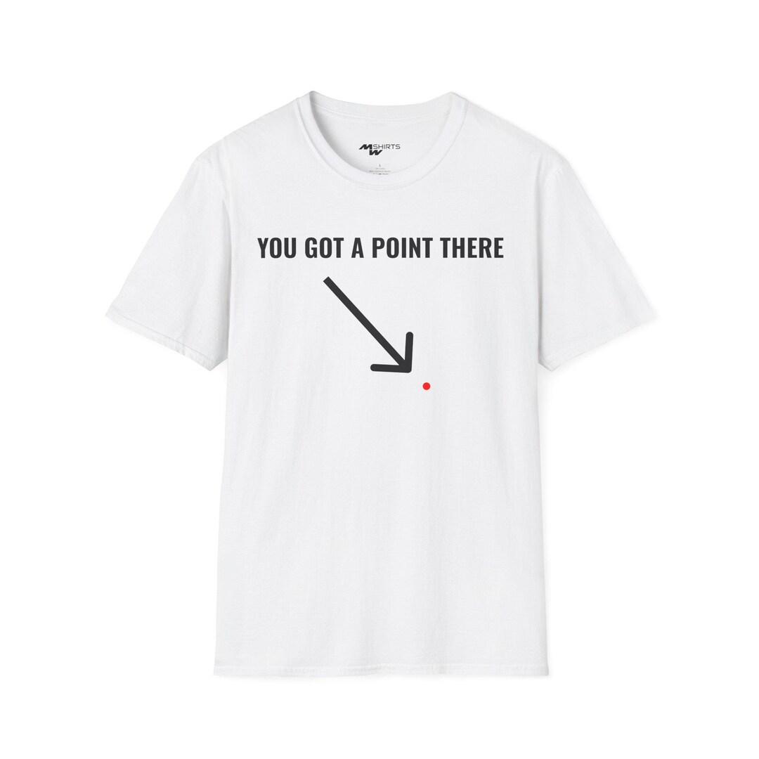 You Got a Point There/ Engraving-style Debate Club T-shirt/ Unisex ...