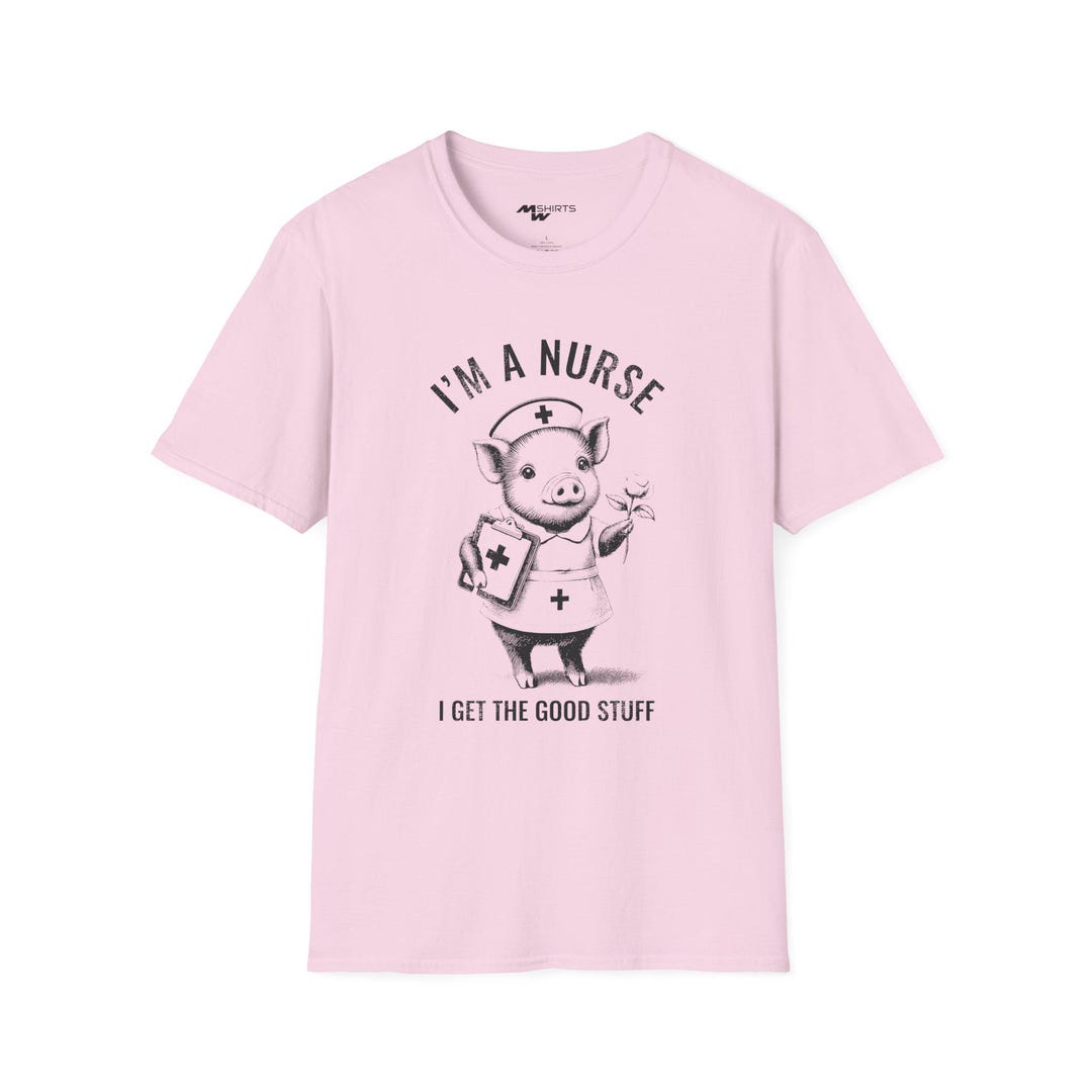 Mini Pig Nurse T-shirt: Humorous Gift for Healthcare Heroes - Etsy