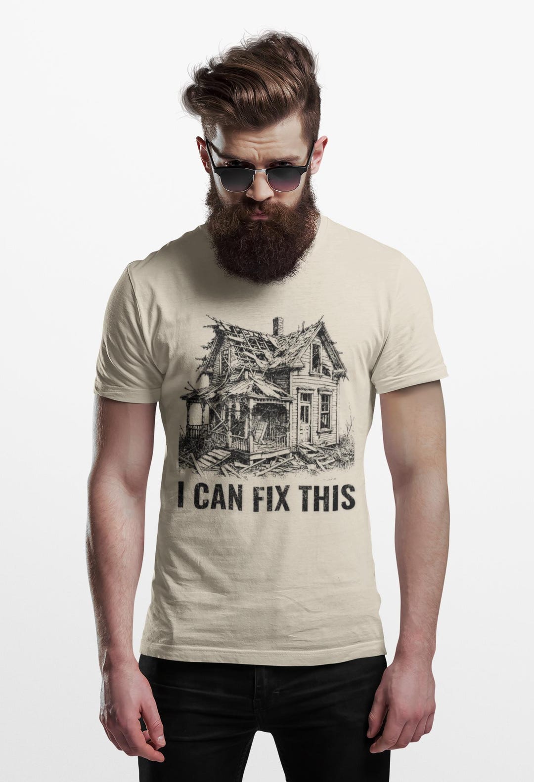 Vintage Fixer Upper T-shirt, Old House Engraving, DIY Gift - Etsy