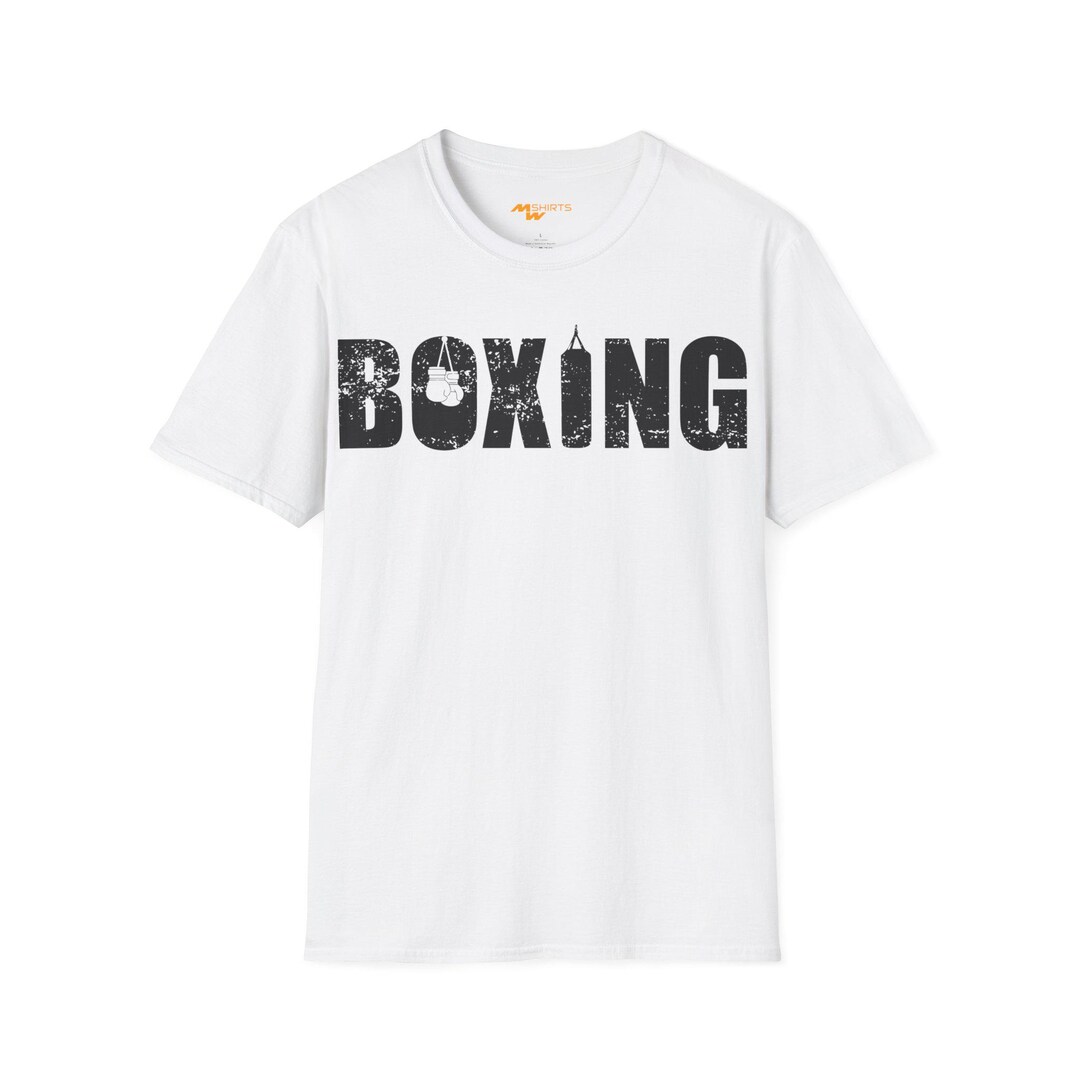 BOXING Creativity Tee - Unique Boxing Glove and Punching Bag Design ...