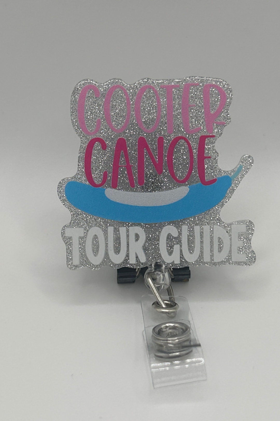 Cooter Canoe Tour Guide Badge Reel, Retractable Badge, Nurse, ID Badge ...