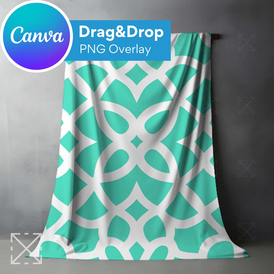 Hanging Blanket Mockup, Blanket Mockups, Drag and Drop Mockup, PNG ...
