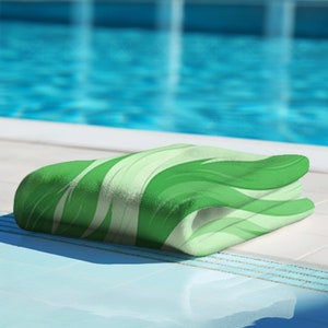 4 Towel in the Pool Mockups, Towel Mockup, Towel Mockups, Drag and Drop ...