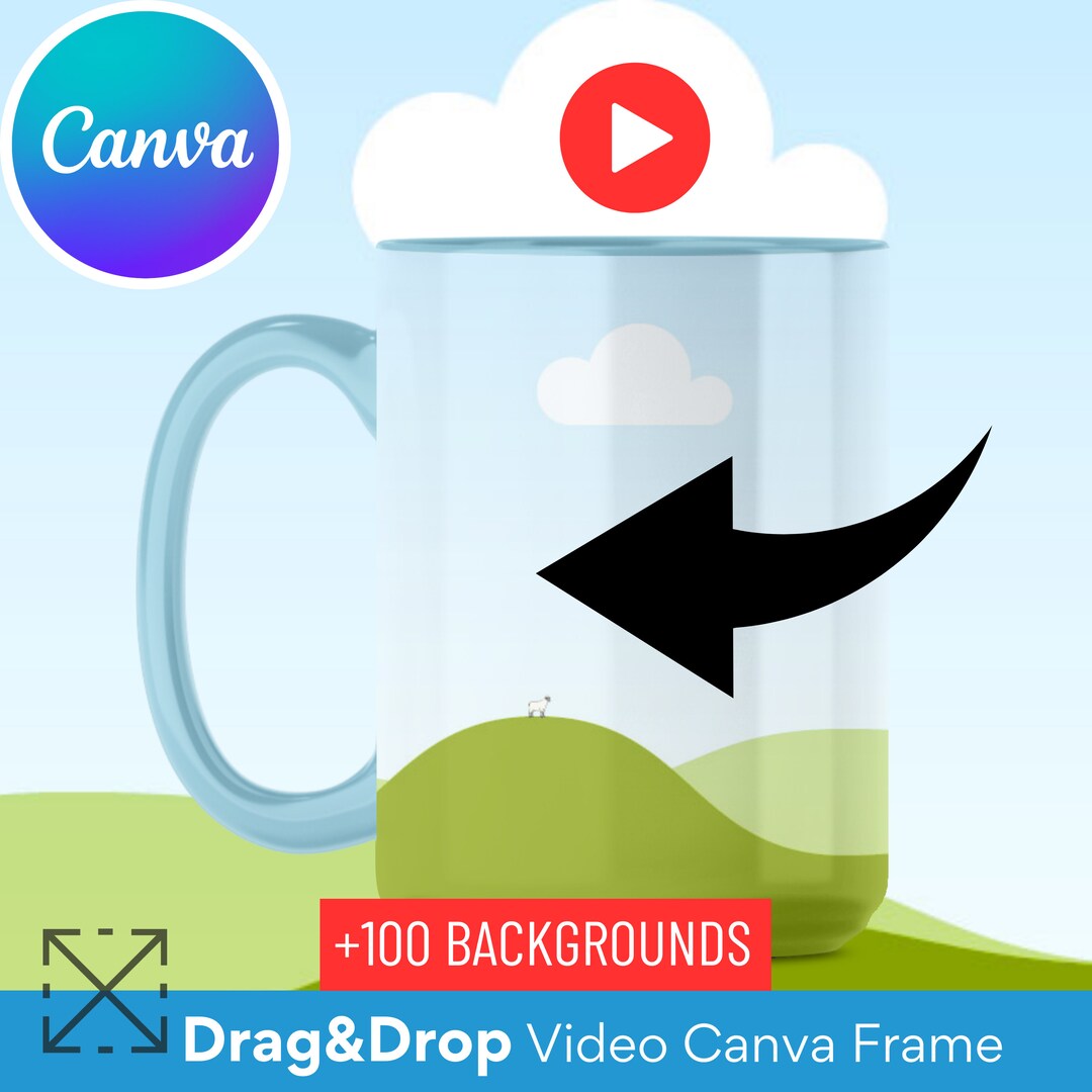 Spinning 15oz Mug Mockup Change Background, Spinning Mug Mockup, Video ...