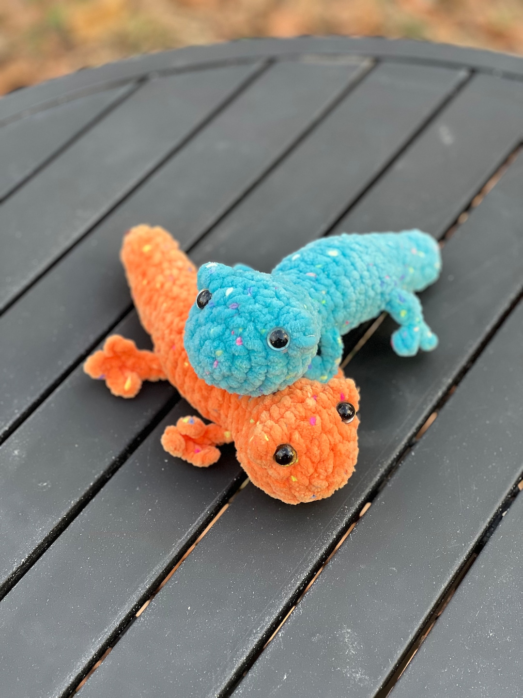 Crochet Gecko Plushie Lizard Stuffed Animal Handmade Gift Amigurumi - Etsy