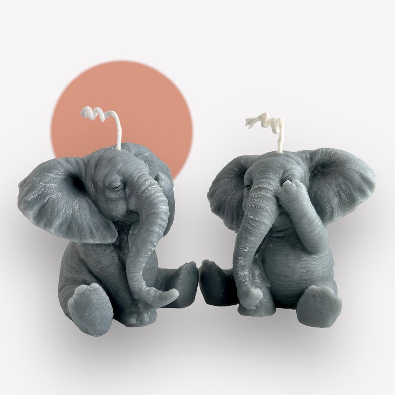 Elephant Candle - Etsy