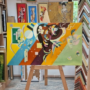Wassily Kandinsky Composition IX 100 % Hand-painted - Etsy
