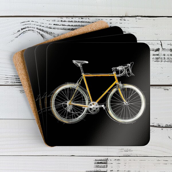Bicycle Coasters - Etsy