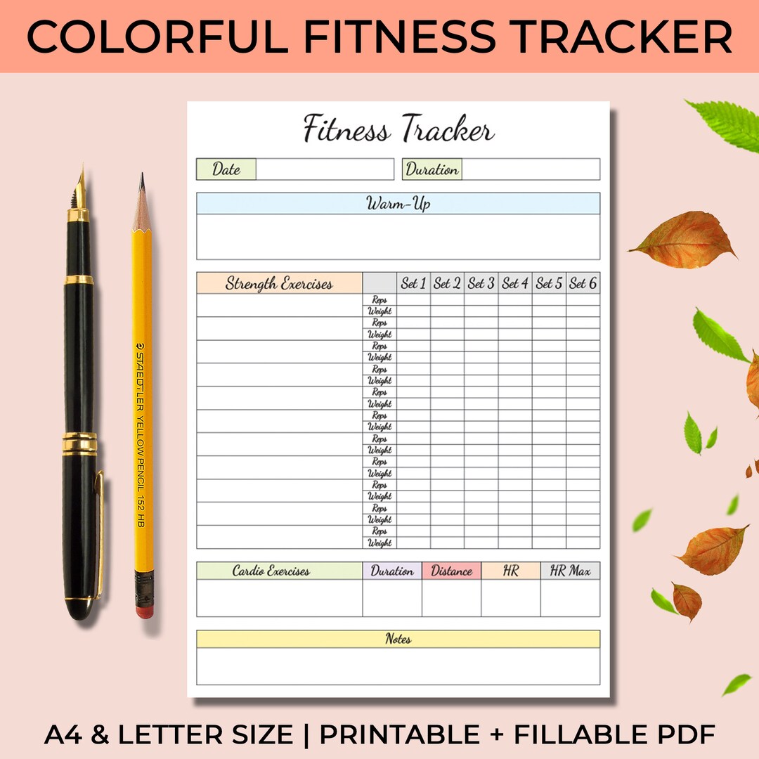 Colorful Fitness Tracker Weight Loss Fitness Tracker, Workout Exercise ...