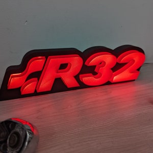 Volkswagen R32 Badge Light - Unique 3D Printed Garage Decor - Etsy
