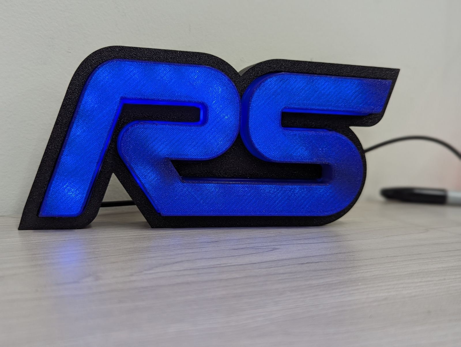 Ford Focus ST RS LED Badge Light: 3D Printed Garage Decor - Etsy