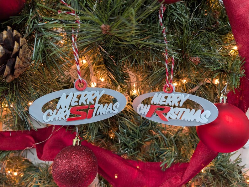 Honda Civic Si/type R Inspired Christmas Tree Ornament - 3d Printed - Etsy