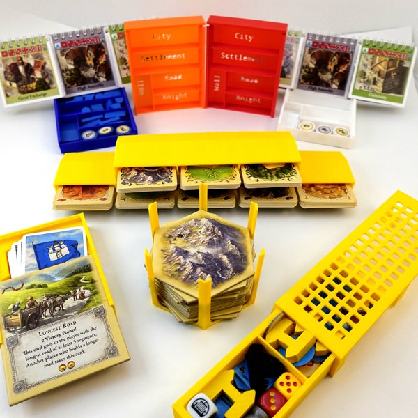 Catan Organizer With Expansions - Etsy