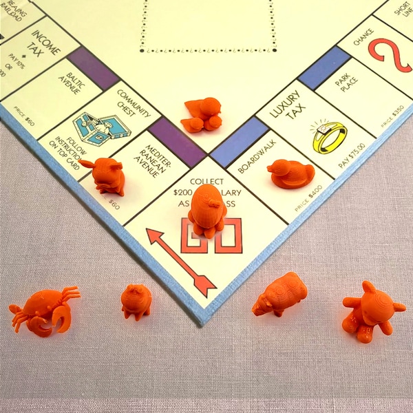 Custom Monopoly Pieces - Etsy
