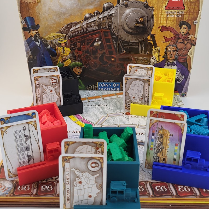 Ticket to Ride Organizer - Etsy