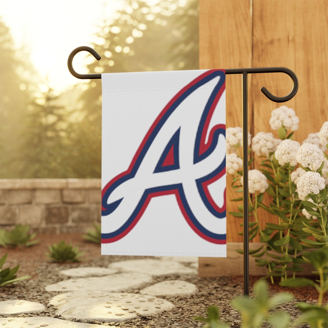 Atl Braves Garden & House Banner White - Etsy
