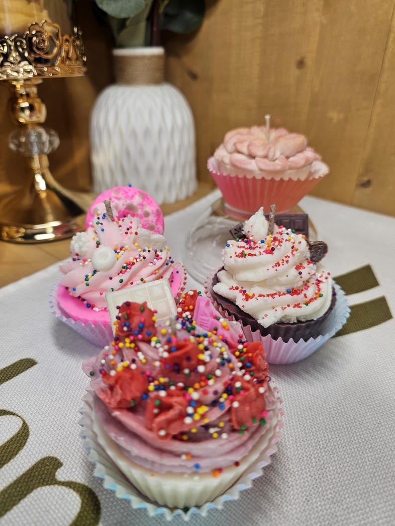 Cupcake Candles - Etsy
