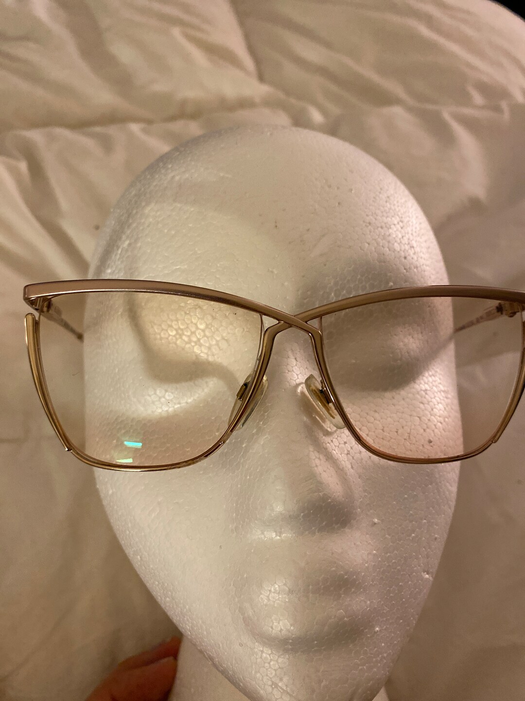 Safilo Elasta Brushed Gold Wide Rim Boho Style Frames (with Rx Lens) - Etsy