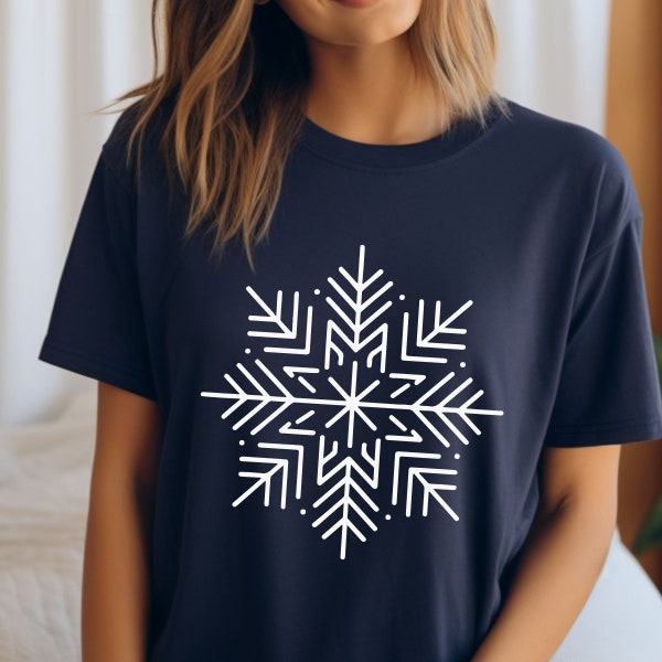 Snowflake Shirt - Etsy