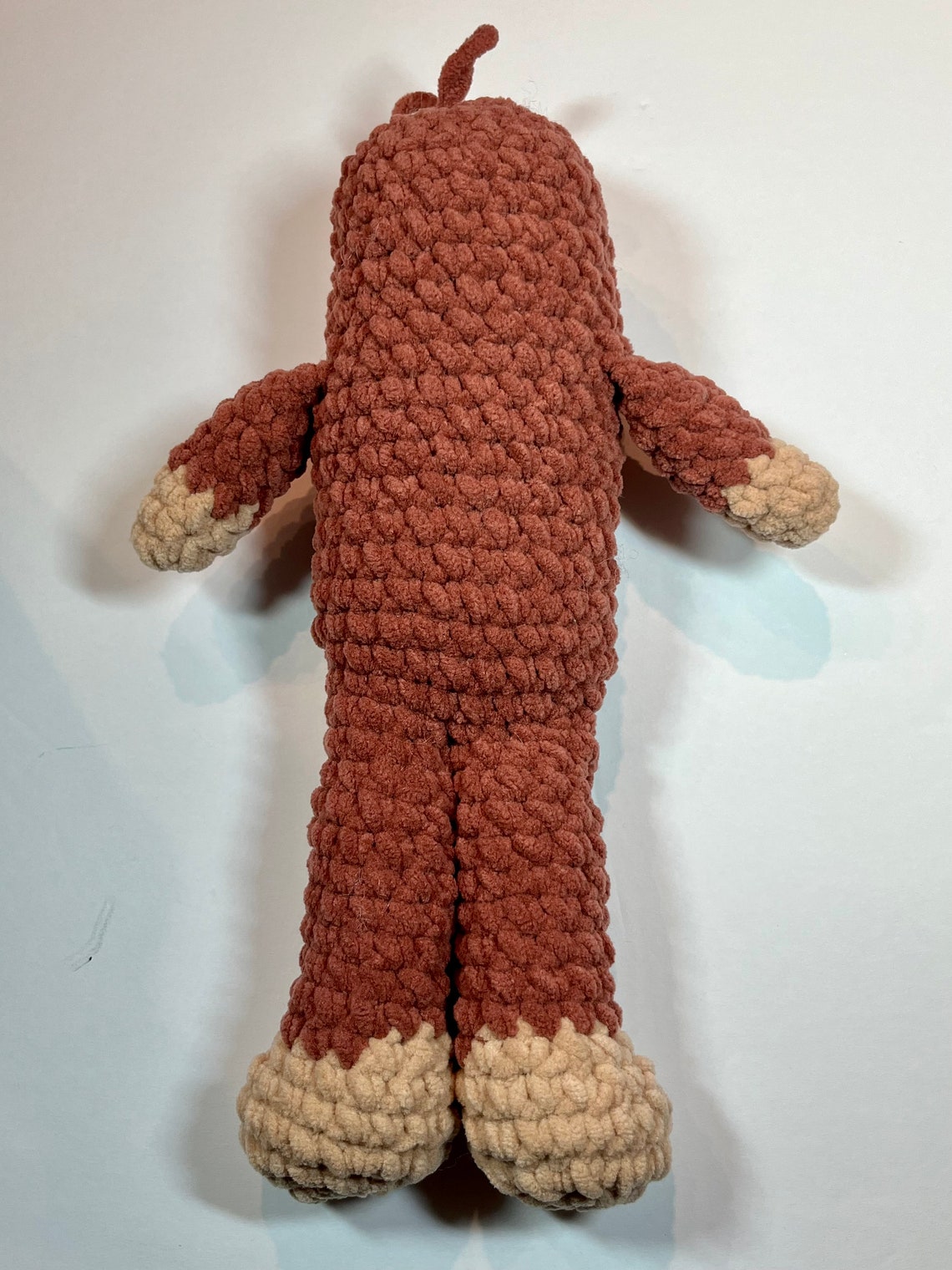 Crochet Bigfoot - Plush Crocheted 12" Tall Sasquatch Gift - Stuffed ...