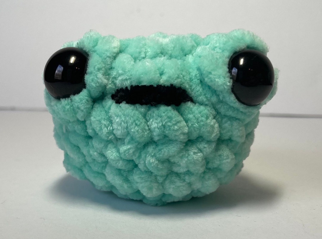 Baby Frog Crochet Plush Animal - Crochet Toad - Frog Owners, Frog ...