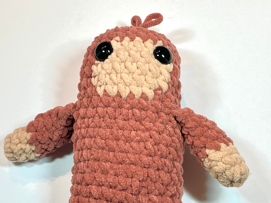 Crochet Bigfoot - Plush Crocheted 12" Tall Sasquatch Gift - Stuffed ...