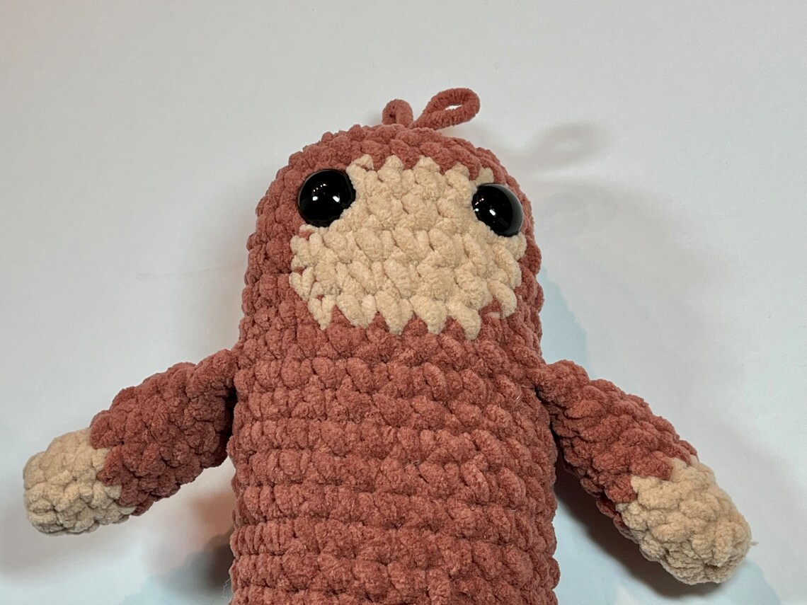 Crochet Bigfoot - Plush Crocheted 12" Tall Sasquatch Gift - Stuffed ...