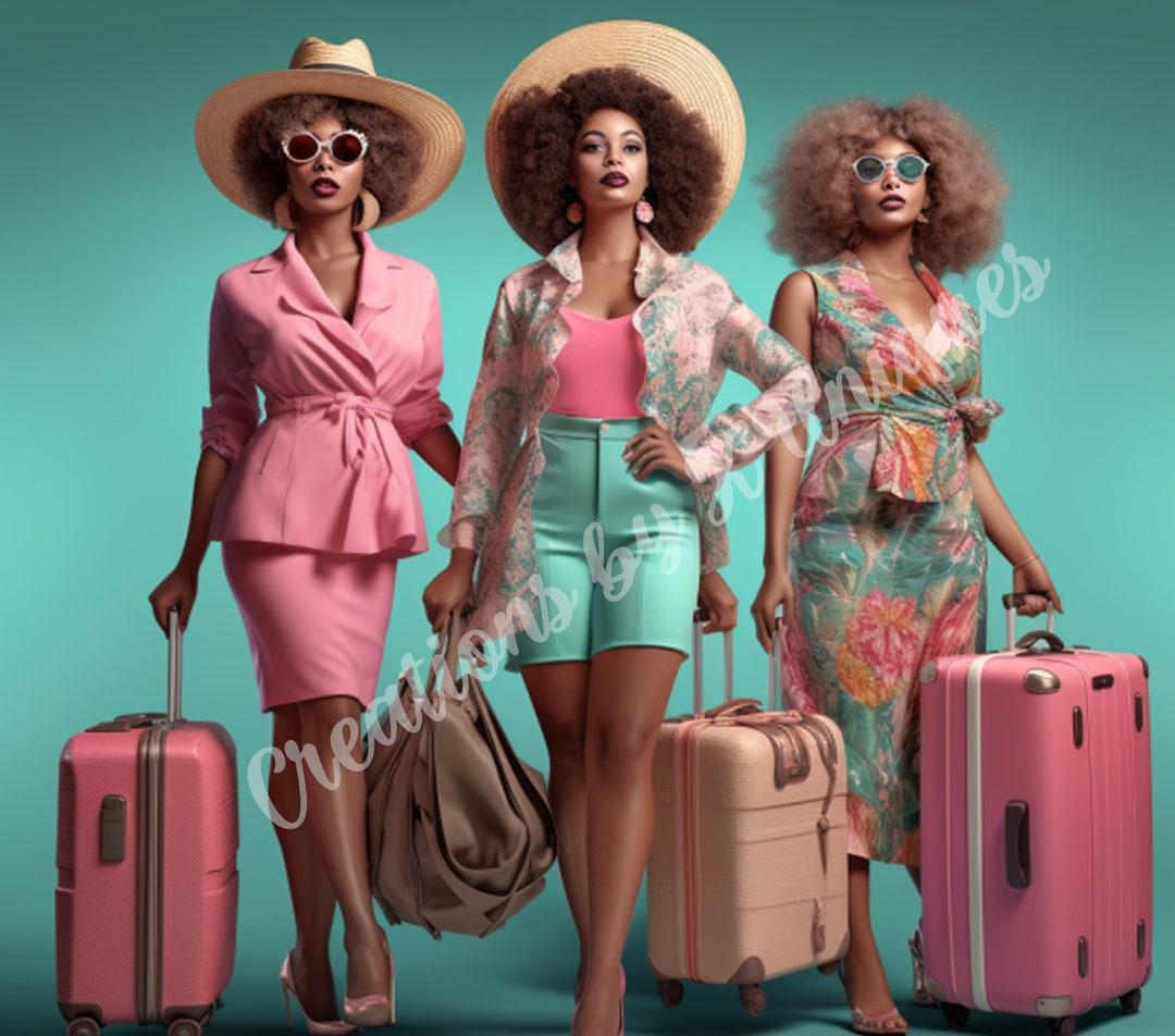 Girls Trip, Sublimation, Black Girl, Black Woman, PNG, Black Girls ...