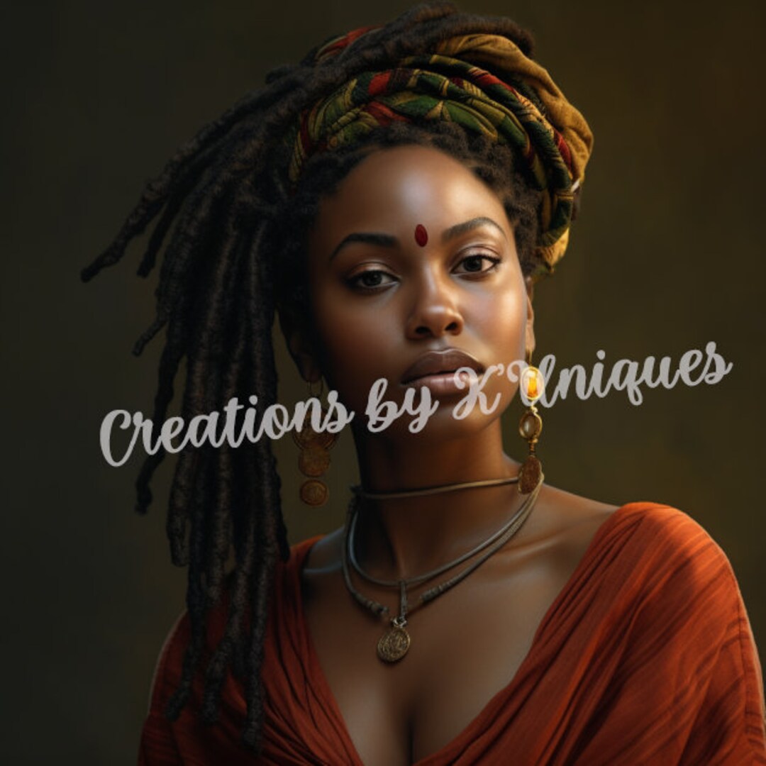 Sublimation , Black Woman, PNG, Black Girl Boss, Locs, Melanin, Rasta ...