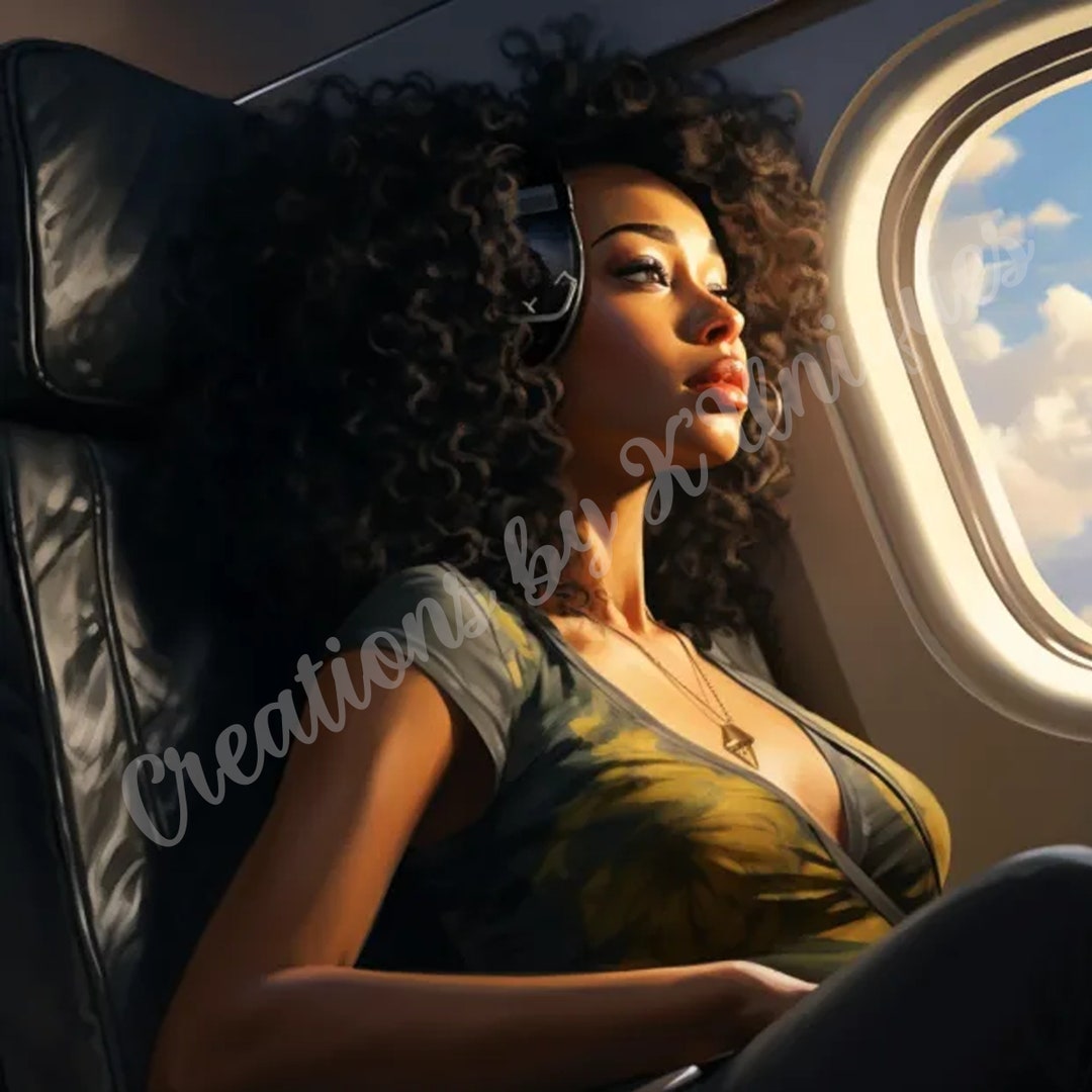Girls Trip, Sublimation, Black Girl, Catching Flights Not Feelings, PNG ...