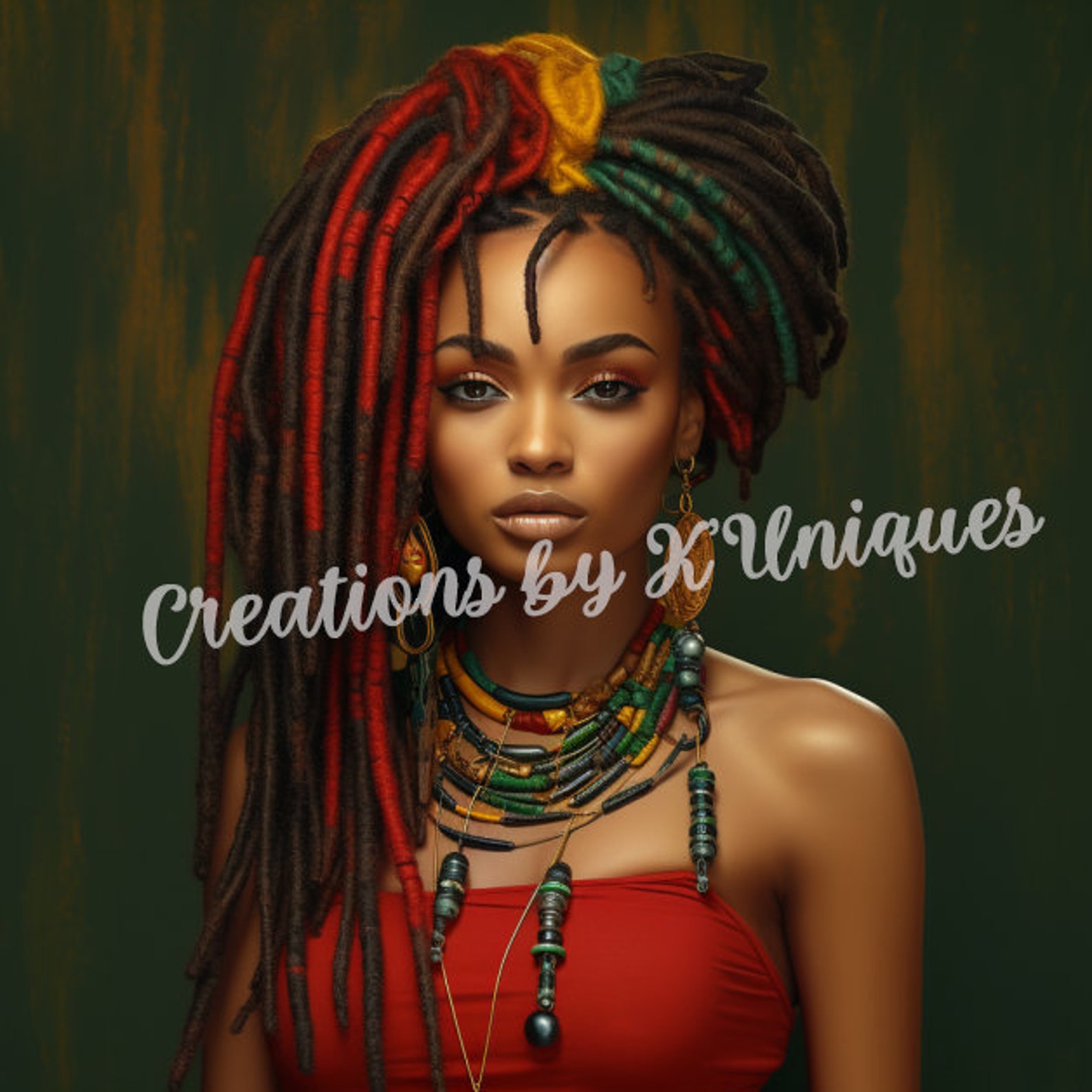 Sublimation , Black Woman, PNG, Black Girl Boss, Locs, Melanin, Rasta ...