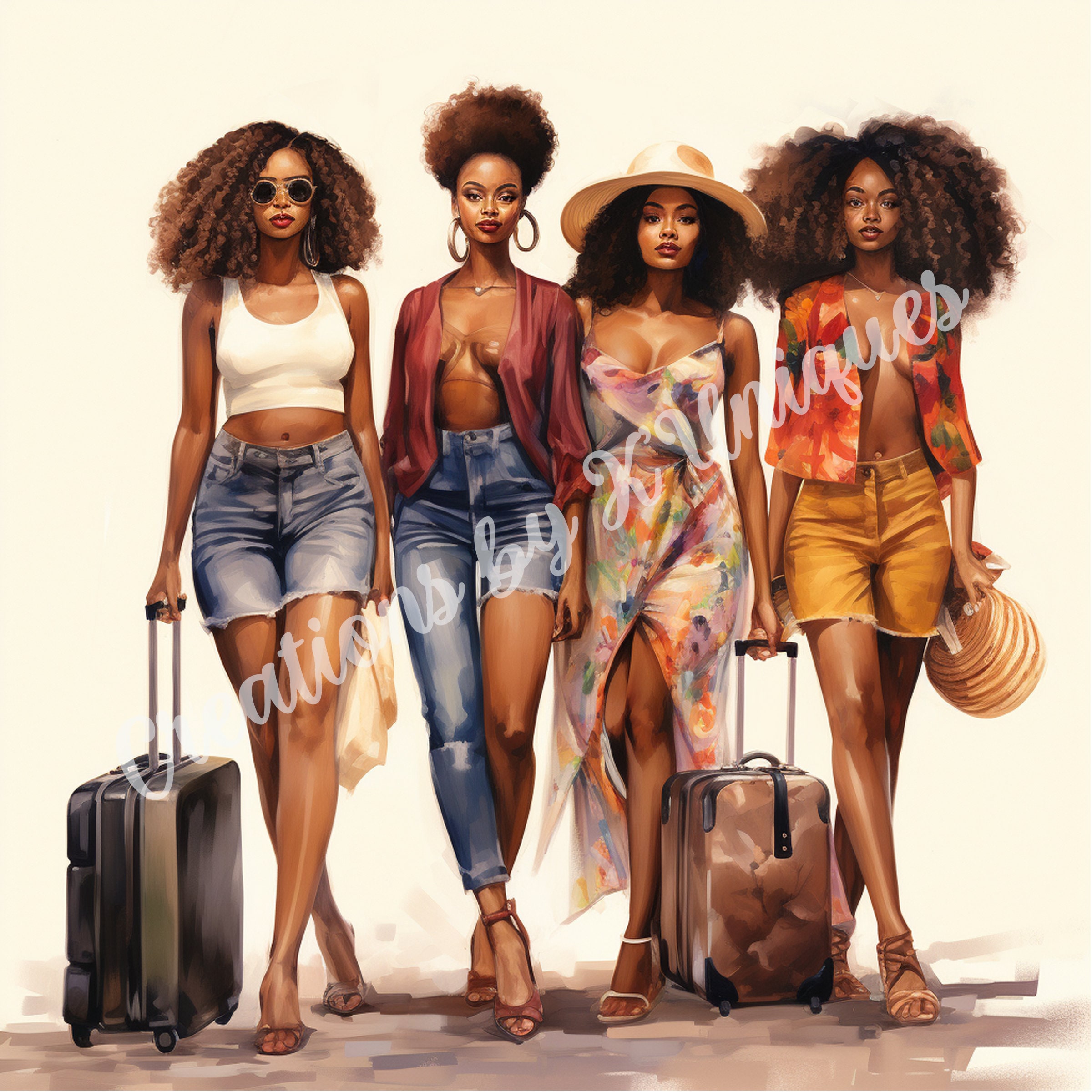 Girls Trip, Sublimation, Black Girl, Black Woman, PNG, Black Girls ...