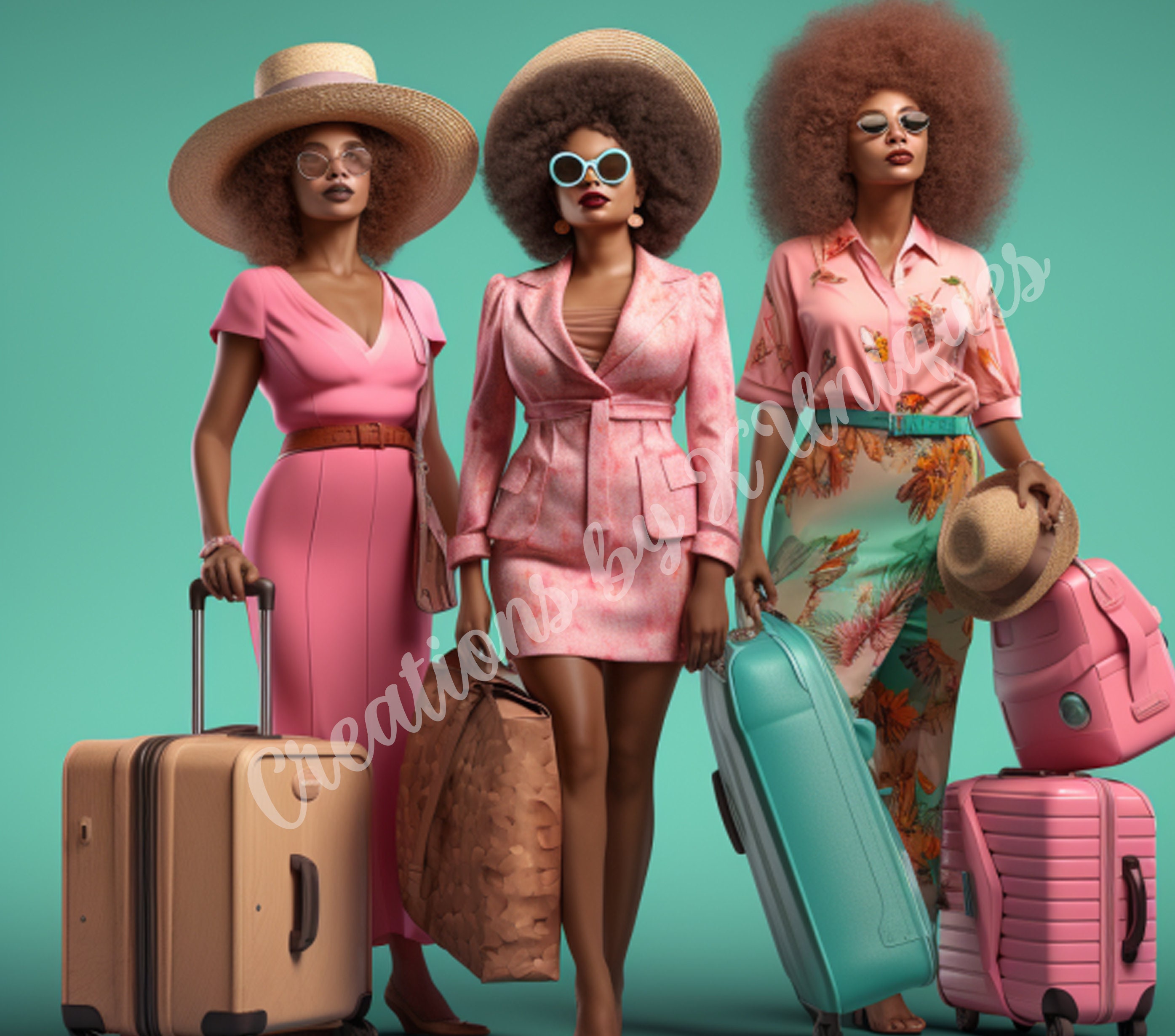 Girls Trip, Sublimation, Black Girl, Black Woman, PNG, Black Girls ...