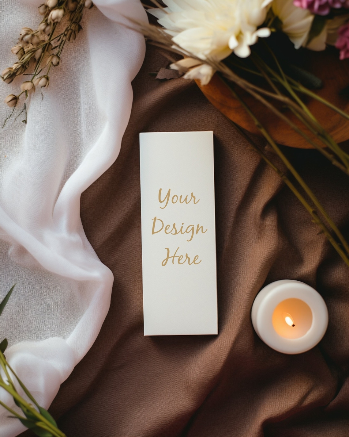 Bookmark Mockup, 2x6" Bookmark Mockup, Blank Bookmark, Stationery ...