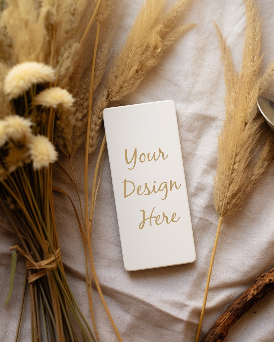 Bookmark Mockup, 2x6 Bookmark Mockup, Blank Bookmark, Stationery Mockup ...