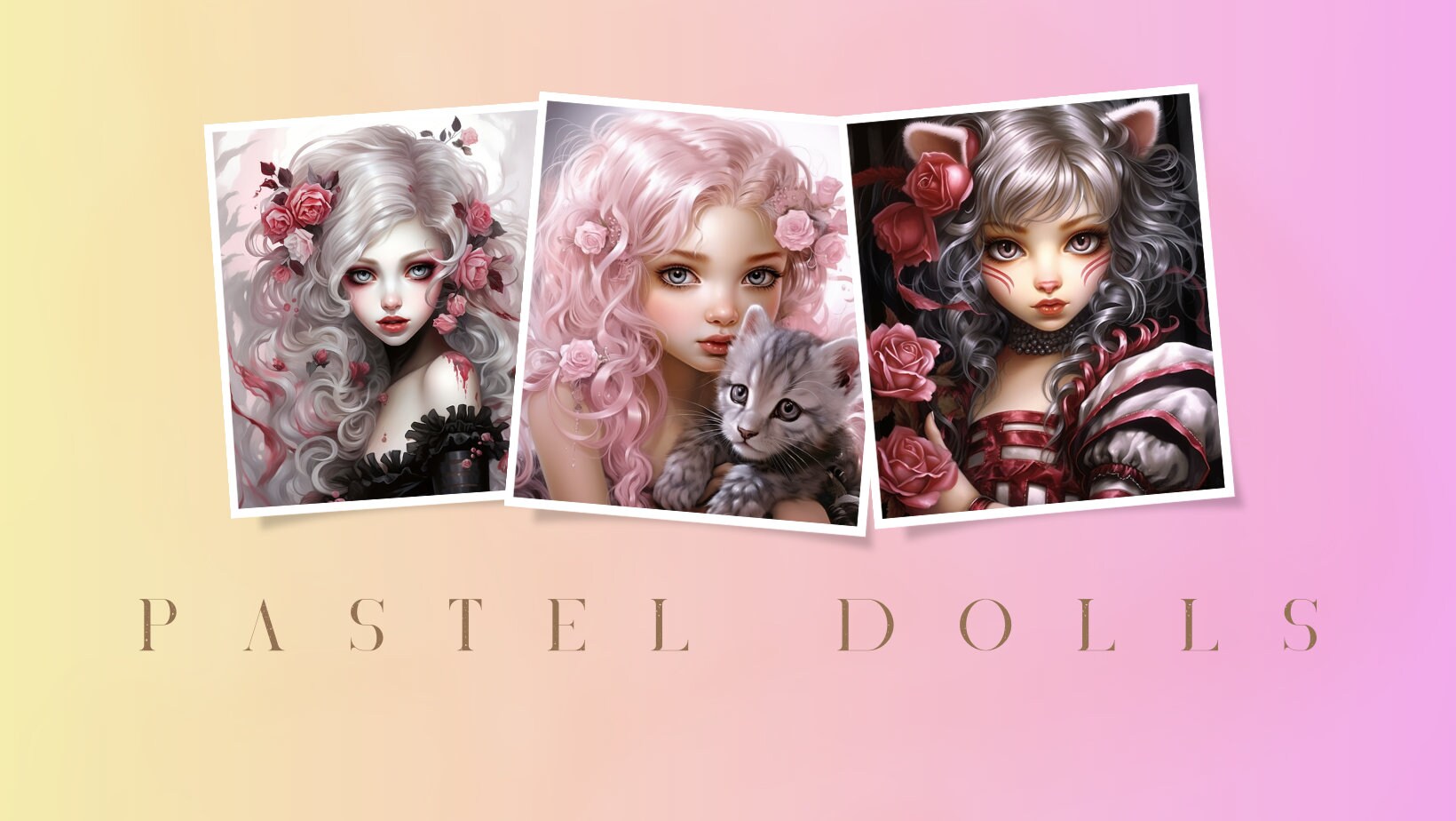 Pastel Dolls - Etsy