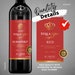 Printable Stella Rosa Red Wine Bottle Label Editable Customize, Wine ...