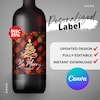 Printable Patron Bottle Label Editable Customize, Tequila Editable ...