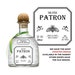 Printable Patron 200ml Bottle Label Editable Customize, Tequila ...