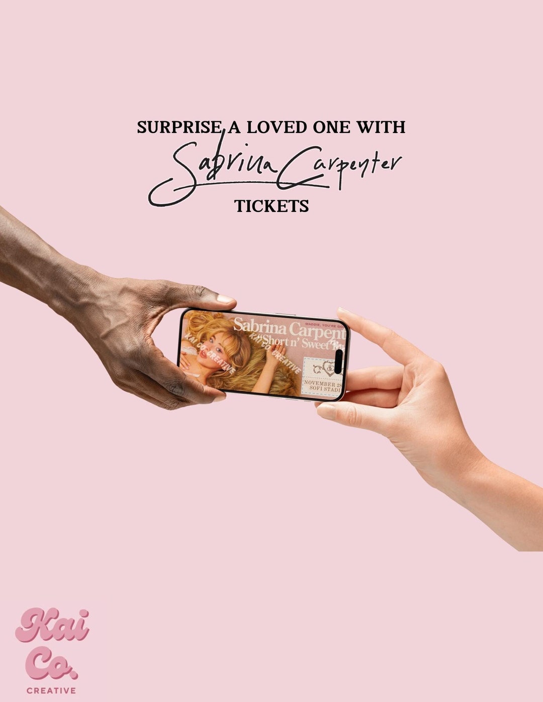 PHYSICAL + LAMINATED Sabrina Carpenter: Short N' Sweet Tour Custom ...