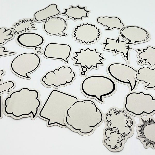 "speech Bubble Stickers" - Etsy
