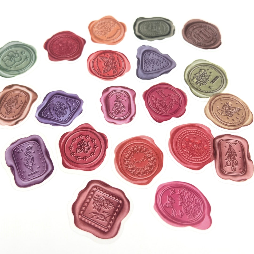 Seals Stickers, Seal Paper Stickers, Envelope Sealing Stickers, Card ...