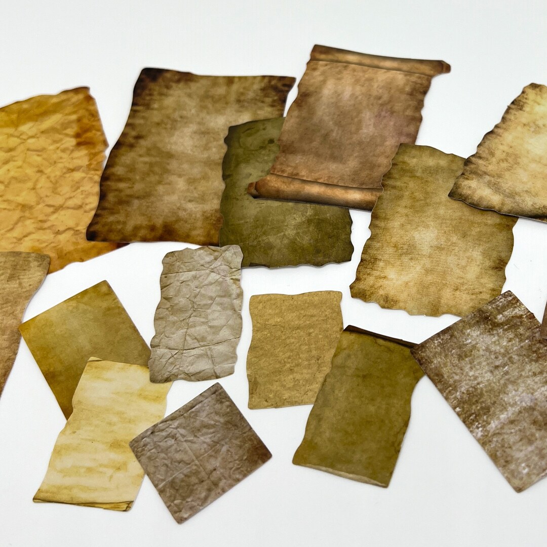 Vintage Paper Stickers, Vintage Scrapbook Paper Stickers, Stain Texture ...