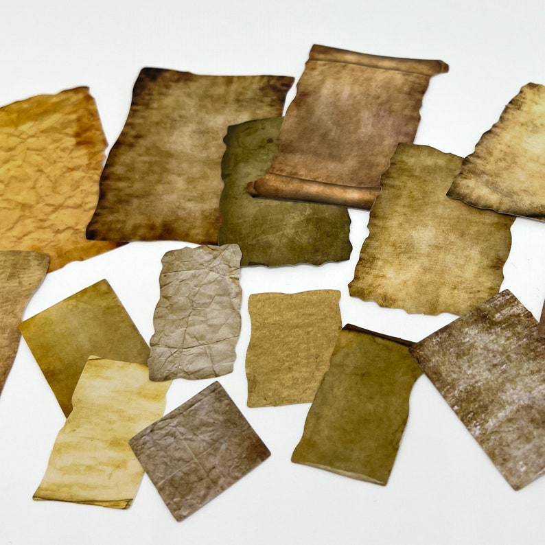 Vintage Paper Stickers, Vintage Scrapbook Paper Stickers, Stain Texture ...