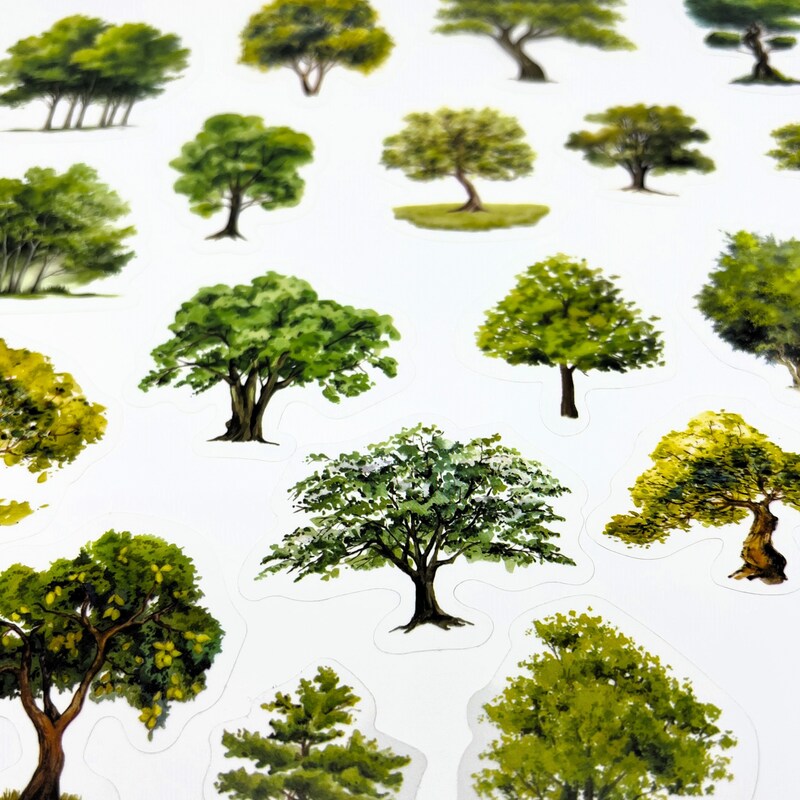 Tree Sticker - Etsy