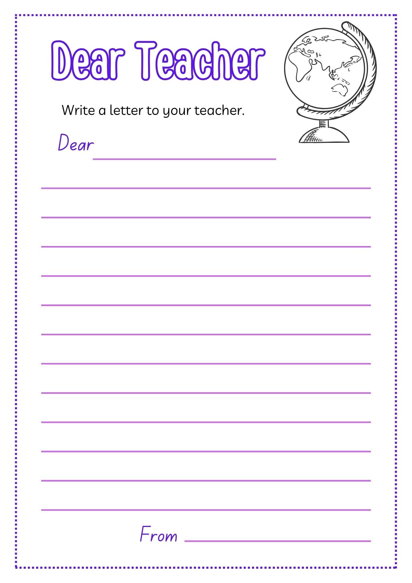 ALL ABOUT ME Sheets for Girls, Printable Activity, Writing Prompt for ...