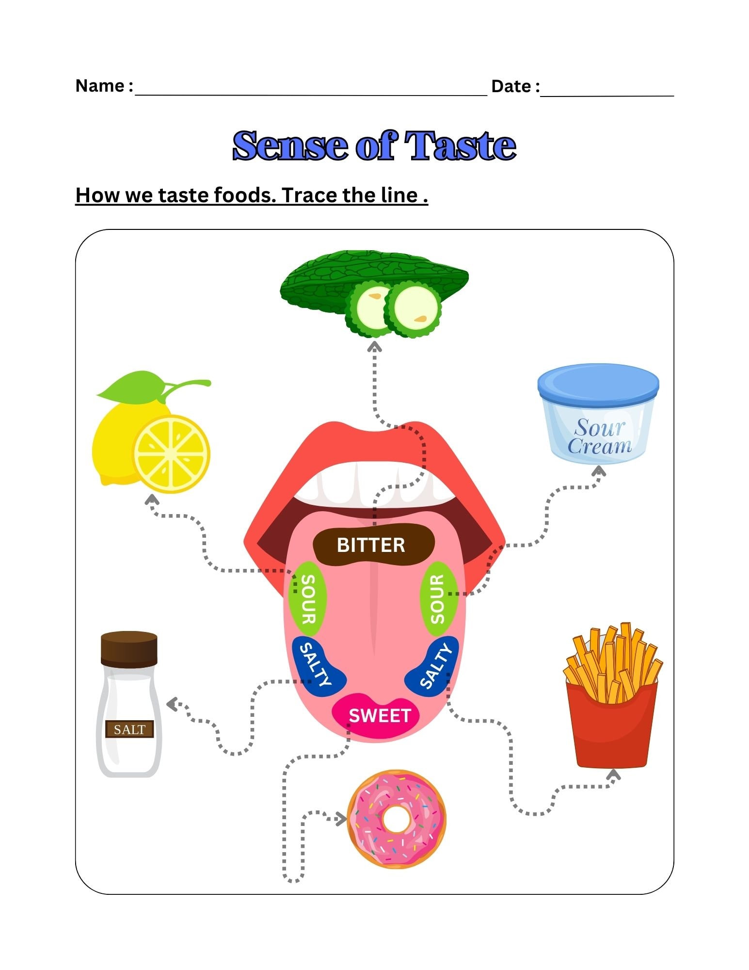 Five Senses Printable Learning, 5 Senses Sorting Activity, Preschool ...