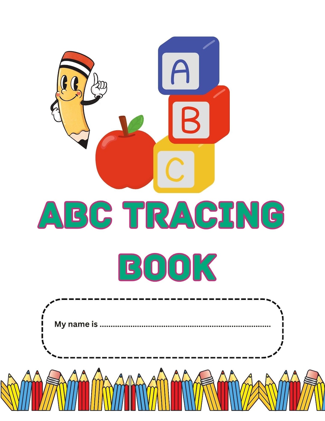 Printable 26 Alphabet Tracing Worksheets ABC - Etsy